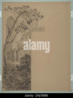 white and black classical door on white painted bricks facade with a ...