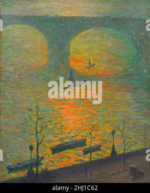 Emile Claus - Waterloo Bridge 1918 Stock Photo - Alamy