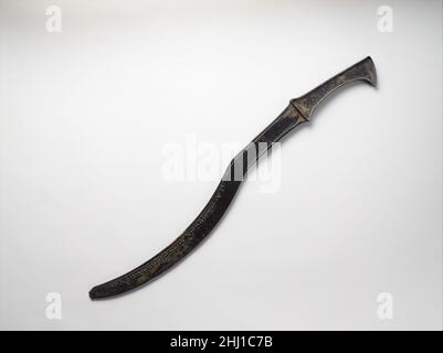 Sickle sword, Middle Assyrian, ca. 1307–1275 B.C., Northern Mesopotamia ...