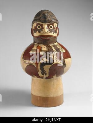 Drum, 1st century, Peru, Nasca, Ceramic, H.17 3/4 x Diam. 10 in. (45.1 ...