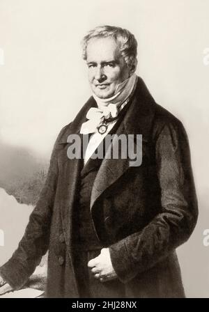Sketch of Alexander von Humboldt (1769-1859), German naturalist and ...