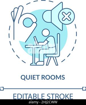 Quiet rooms concept icon Stock Vector Image & Art - Alamy
