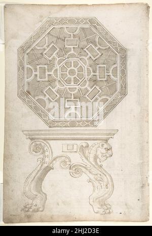 Octagonal table 16th century Italian, Tuscany. Octagonal table 205141 ...