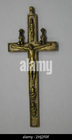 Crucifix 17th century Kongo peoples Brass crucifixes cast by Kongo ...