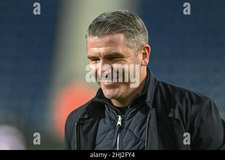 Ryan Lowe the Preston North End manager ahead of the Sky Bet ...