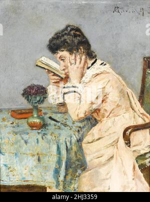 Alfred Stevens’ 'La Myope' (1903) is a portrait of a young woman with ...