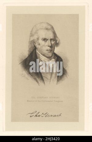 Col. Charles Stewart, member of the Continental Congress Stock Photo ...