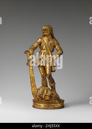 Donatello's Bronze David Statue In The Bargello Museum In Florence ...