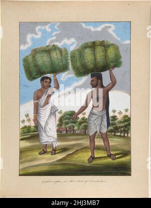 Grossmonger, in Low Cast of Malabar, from Indian Trades and Castes 1970 ...