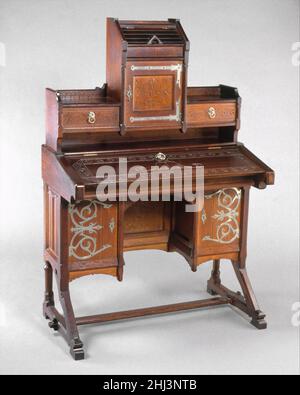 "Modern Gothic" Desk. Kimbel & Cabus (United States, New York, 1863 ...