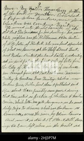 Stella D. Gregg letter to Luther A. Brewer, 1906 Stock Photo - Alamy