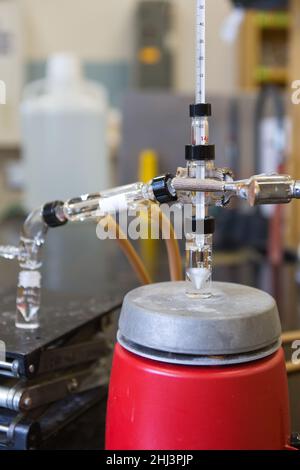 Chemical Distillation setup Stock Photo - Alamy