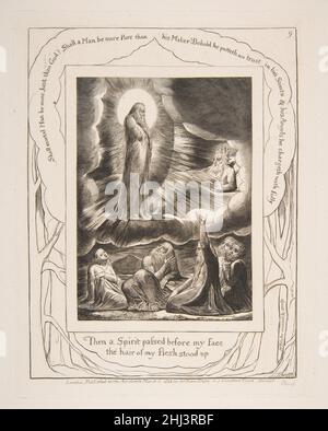 The Vision of Eliphaz 1917 by William Blake Stock Photo - Alamy