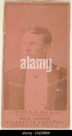 John Montgomery Ward, Captain and Shortstop, New York, from the Old ...