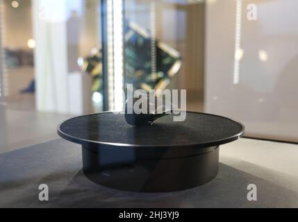 The Enigma Black Diamond, at 555.55 carats that is believed to have ...