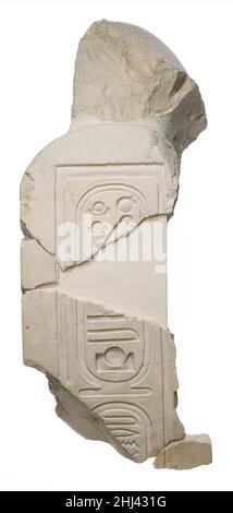 Back pillar fragment (?), Aten and Akhenaten named ca. 1353–1336 B.C. New Kingdom, Amarna Period ...