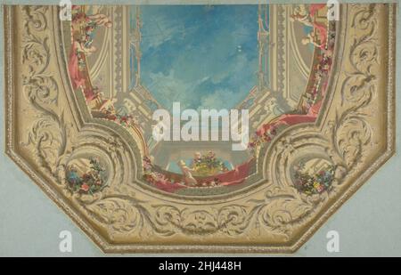 Design for Octagonal Ceiling in the Pless House, Berlin 1967 by Jules ...