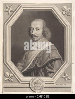 Cardinal Jules Mazarin 1656 Robert Nanteuil French. Cardinal Jules ...