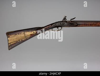 Stock of a flintlock rifle Stock Photo - Alamy