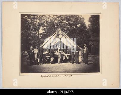 Operating Tent, Camp Letterman, Gettysburg, Pennsylvania, 1863 Stock ...