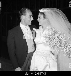 The wedding of Stirling Moss and Katie Molson at St Peter's Church ...
