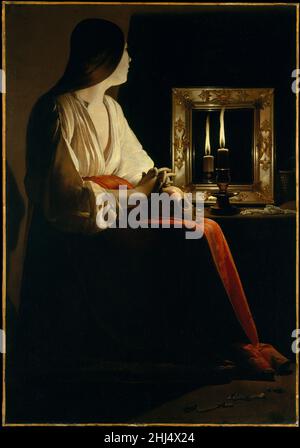 Georges de La Tour's painting features his signature chiaroscuro ...