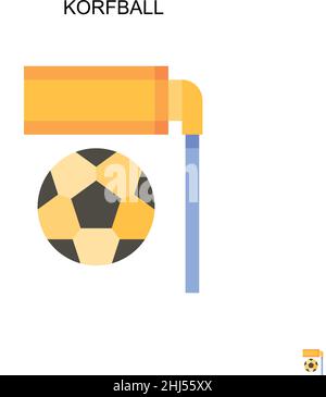 Korfball Simple vector icon. Illustration symbol design template for ...