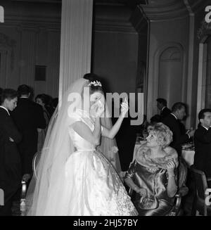 The wedding of Jackie Collins and Wallace Austin at Grosvenor House ...