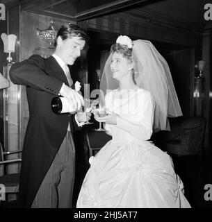 The wedding of William Roache and Anna Cropper at St John's Wood Church ...