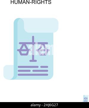 Human Rights Day Template Hand Drawn Flat Cartoon Illustration with ...