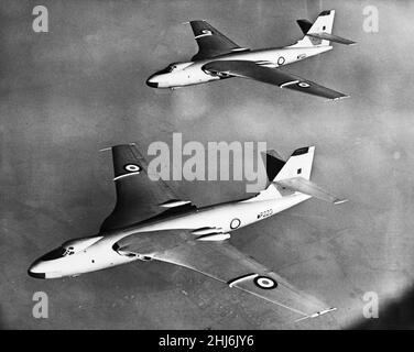 The Vickers-Armstrongs Valiant British four-jet high-altitude bomber ...