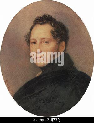 Sylvester Shchedrin (by Karl Brullov Stock Photo - Alamy