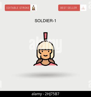 soldier icon. Armed forces. vector graphic Stock Vector Image & Art - Alamy
