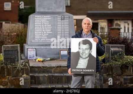 Tony Doherty son of Patrick Doherty who was killed on Bloody Sunday in ...