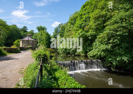 'Floodgates Cottage' beside the river Goyt near the Roman Lakes at ...