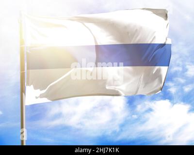 Altai Republic waving flag illustration. Regions of Russia. Perfect for ...