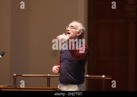 John Rutter conducting at 'Come and Sing Day' at the Cadogan Hall. John Milford Rutter CBE (born ...