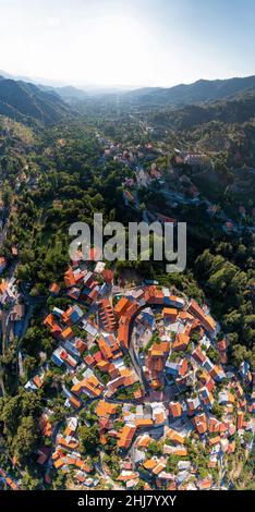 Foini village overhead view. Limassol District, Cyprus Stock Photo - Alamy