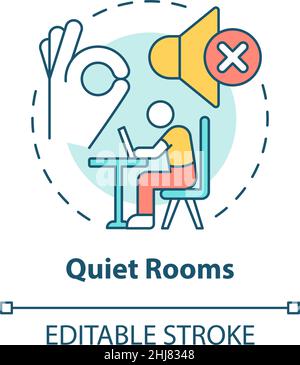 Workplace Rooms Icon Vector Outline Illustration Stock Vector Image ...