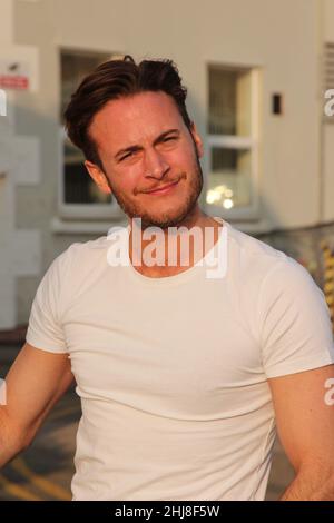 English stage and film actor Gary Bond, UK 1970s Stock Photo - Alamy
