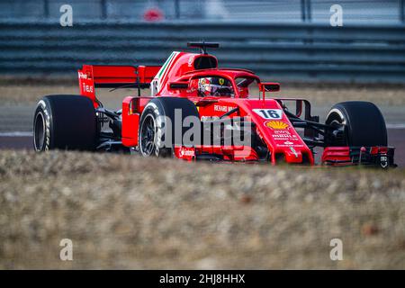 Fiorano Modenese, Italia. 27th Jan, 2022. Driver Charles Leclerc of ...