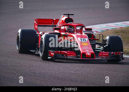 Fiorano Modenese, Italia. 27th Jan, 2022. Driver Charles Leclerc of ...