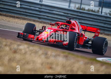Fiorano Modenese, Italia. 27th Jan, 2022. Driver Charles Leclerc of ...