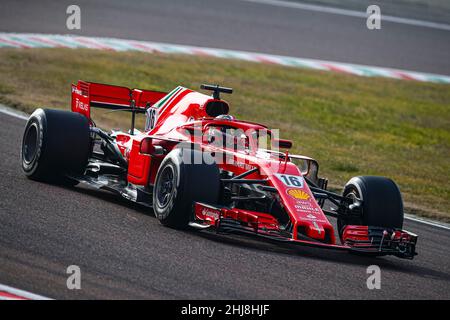 Fiorano Modenese, Italia. 27th Jan, 2022. Driver Charles Leclerc of ...