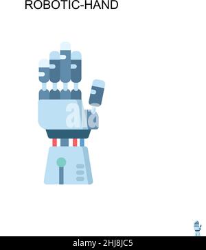 Artificial robot hand touch human hand. Symbol of connection and interaction. Artificial ...