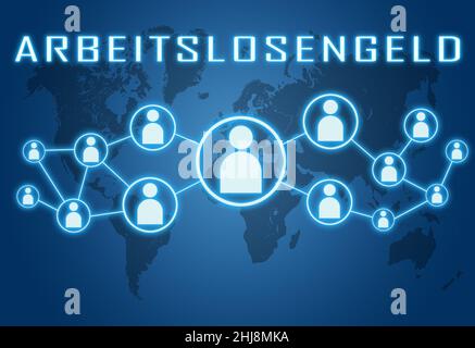 Arbeitslosengeld 2 - german word for unemployment benefit or dole money ...