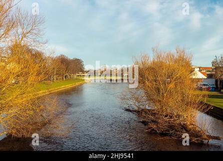 The River Esk at Musselburgh, East Lothian, Scotland Stock Photo - Alamy