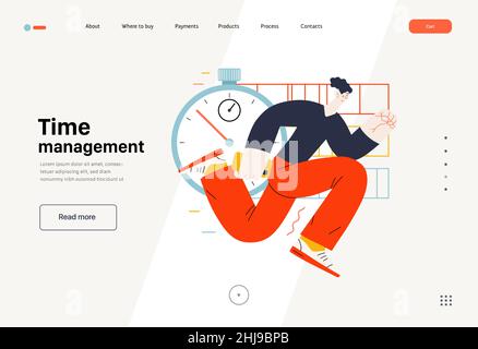 Business efficiency concept, cooperation and workflow, idea management ...