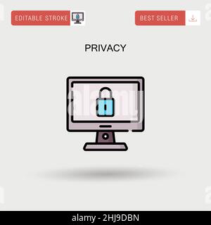 Privacy policy concept icon Stock Vector Image & Art - Alamy
