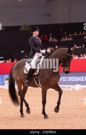 Inna Logutenkova & Fleraro UKR during Longines FEI World Cup 2019 on ...
